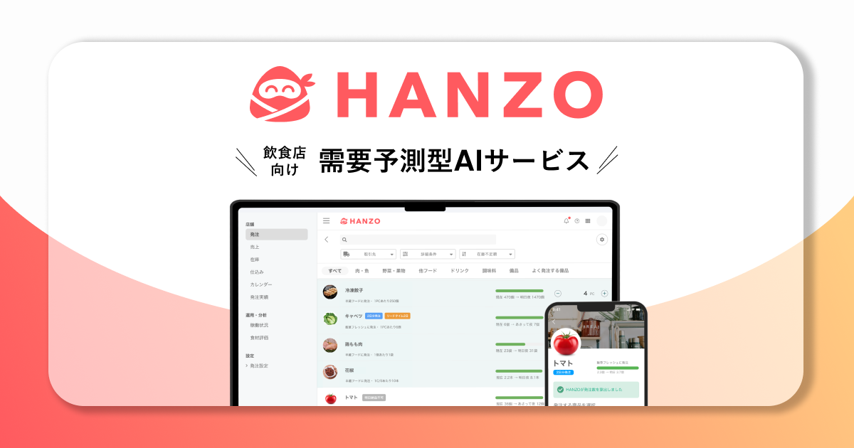 導入事例 | 株式会社Goals｜需要予測型AIサービス HANZO